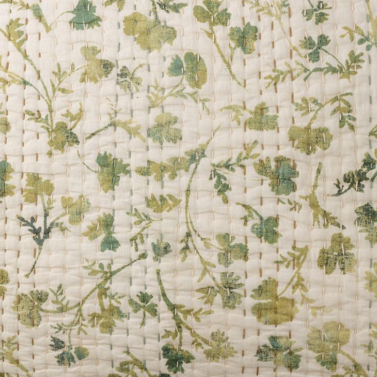 Millie Quilt - Botanical Hand-Stitched Comfort | Amity Home