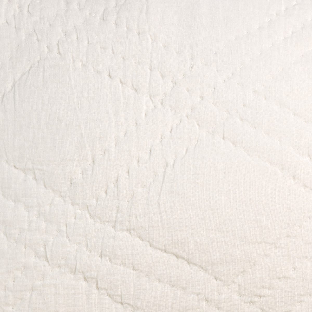 Barcelona Linen Quilt, Ivory