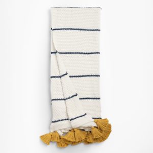Luxury Throw - Striped Knit Comfort | Amity Home