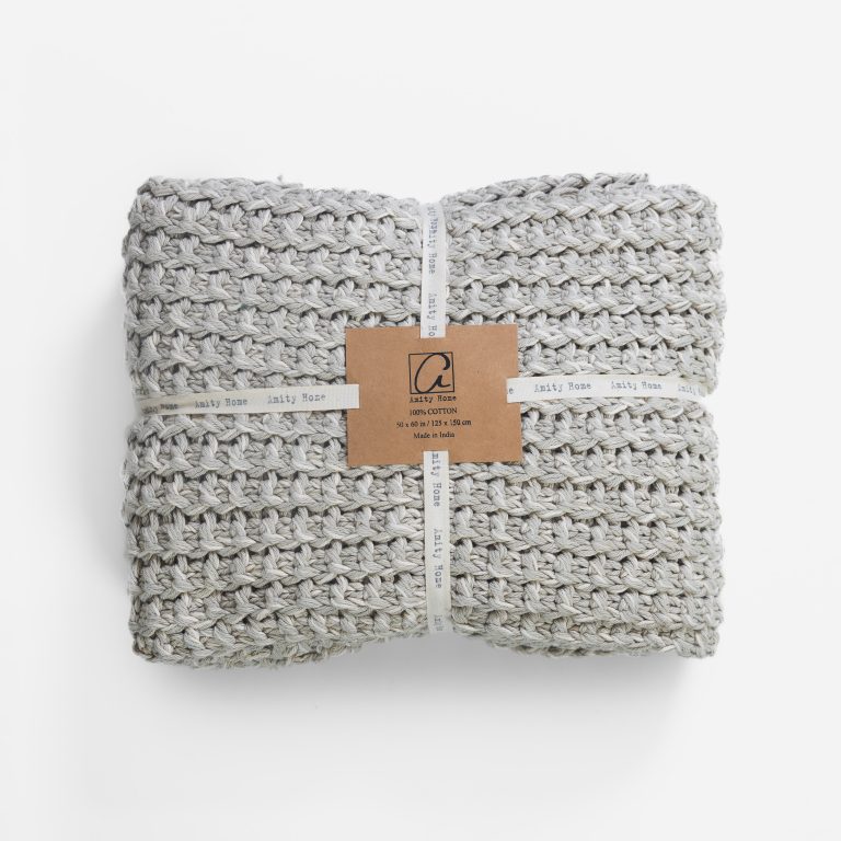 Lawrence Throw - Chunky Knit Comfort | Amity Home
